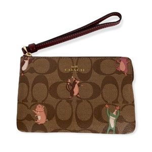 Coach | Bags | Coach Party Animals Zip Wristlet | Poshmark